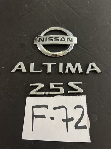 07 08 09 10 11 12 Nissan Altima 2.5 2.5S Emblem Logo Badge Rear Trunk ...