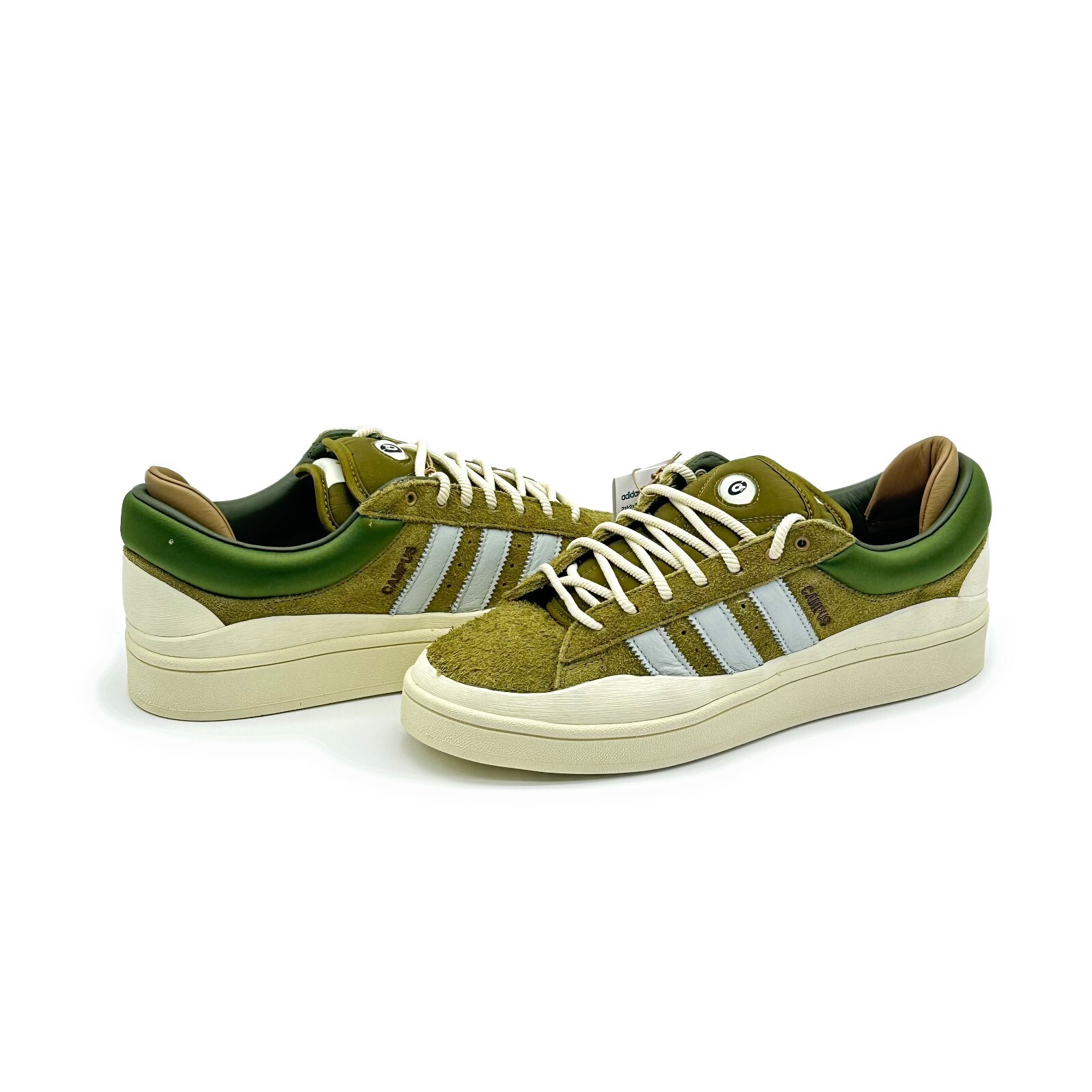 ID7950 Bad Bunny adidas Originals Campus Wild Moss Green Brown Khaki ...