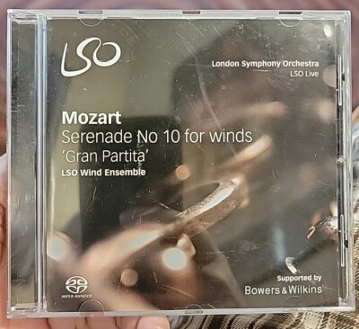 Mozart: Gran Partita; Serenade No 10 for Winds (CD, 2017) Lon Symphony ...