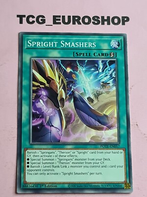 Spright Smashers YUGIOH POTE COMMON 2022 ENGLISH NM #2744 | eBay