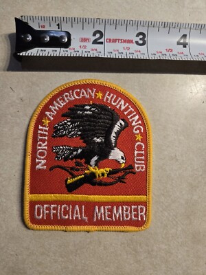 VINTAGE NORTH AMERICAN HUNTING CLUB OFFICIAL MEMBER PATCH | eBay
