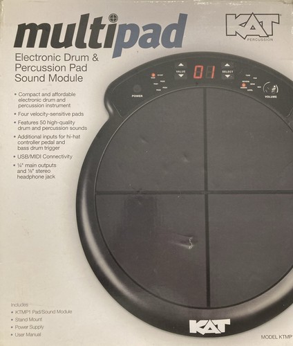 KAT KTMP1 Electronic Drum Pad - Black. Barely Used!!! 19239410382| eBay