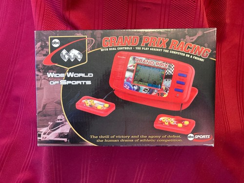 ABC Wide World of Sports Grand Prix Racing handheld game dual controls ...