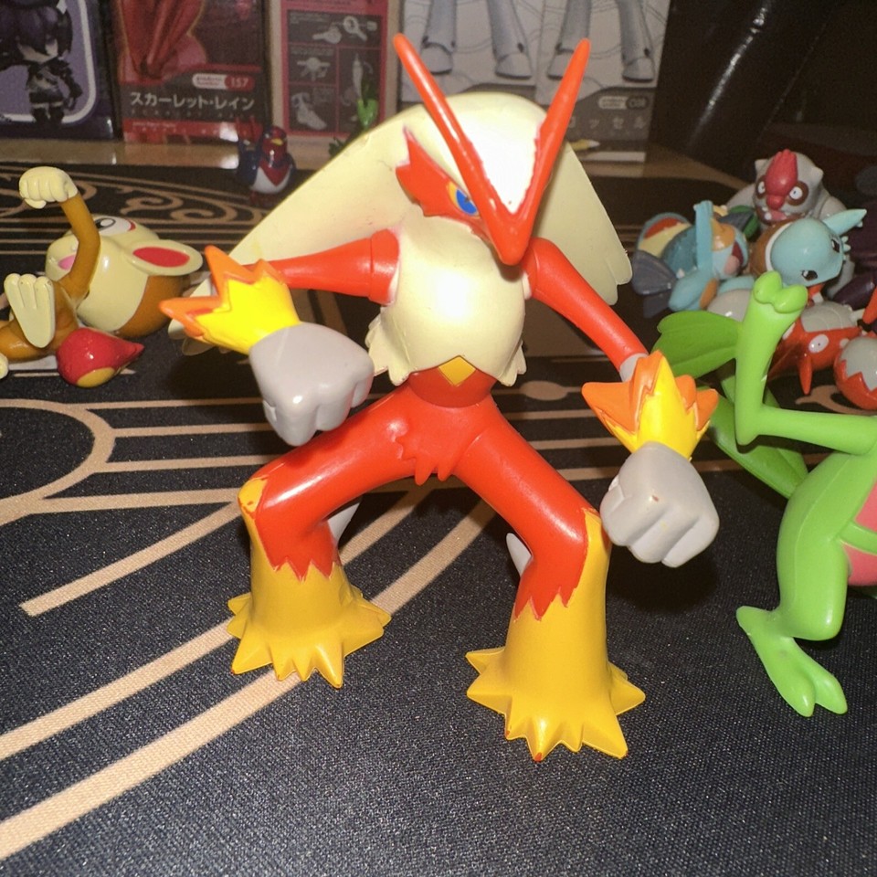 Pokemon Jakks Pacific 2007 Grovyle & Blaziken Posable Action Figure ...