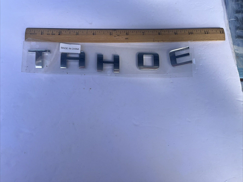 1x TAHOE Red Line EMBLEM 3D Letter Y for GM Chevrolet GENUINE Redline ...