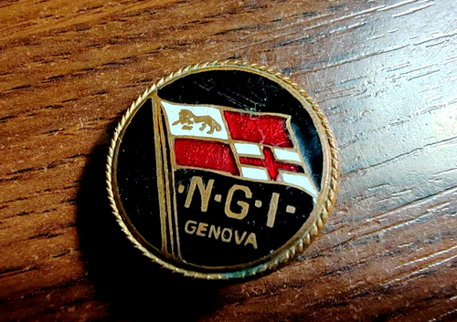 NGI Genova Navigazione Generale Italiana Shipping Company Buttonhole ...