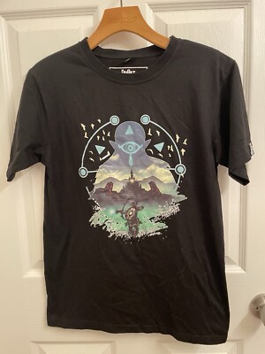 Vault GU Legend of Zelda Black Graphic Tee size S | eBay