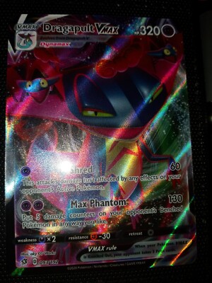 DRAGAPULT VMAX 093/192 Full Art Rebel Clash Pokemon Card NM/M | eBay