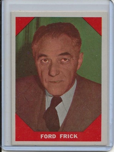 1960 Fleer Baseball Greats - Ford Frick #74 for sale online | eBay