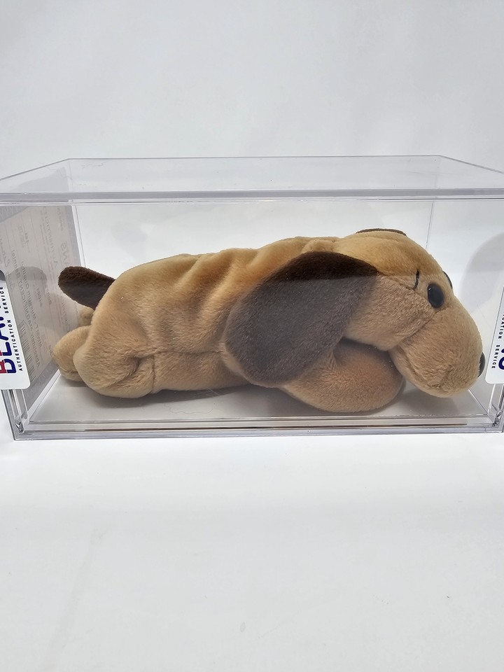 Authenticated Ty Beanie Baby Bones 3rd 1st Gen Dog 1993 MWMT MQ | eBay