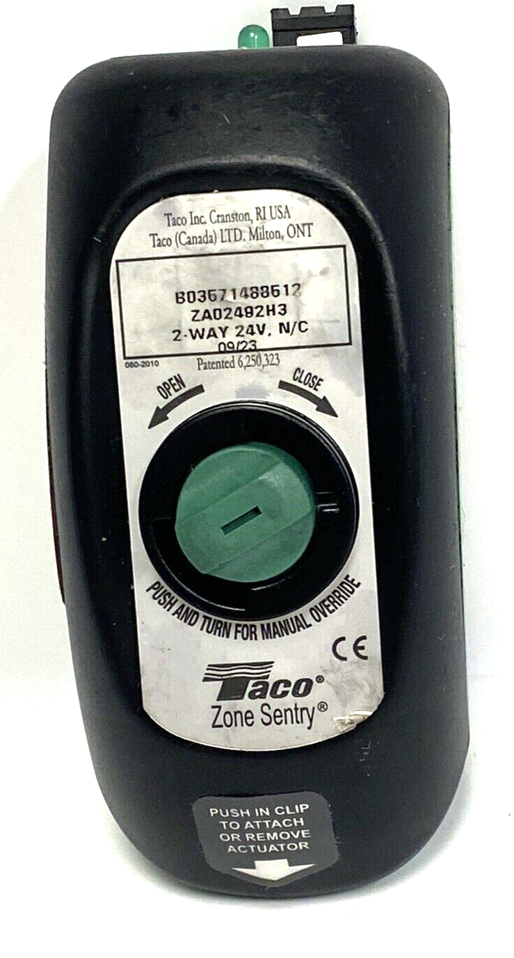 TACO Zone Sentry Replacement Actuator Head 2-Way 24V N/C | eBay