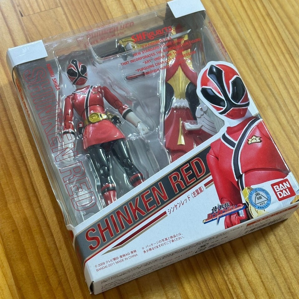 Power Rangers Samurai Super Sentai Shinkenger Shinken RED S.H.Figuarts ...