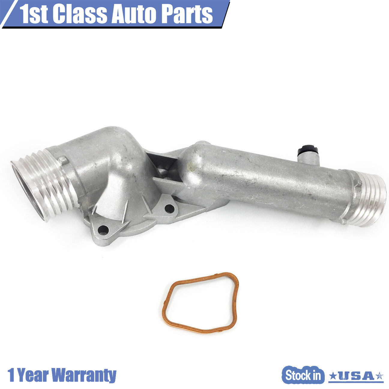 Engine Coolant Thermostat Housing For 1997-1998 BMW 528i E39 ...