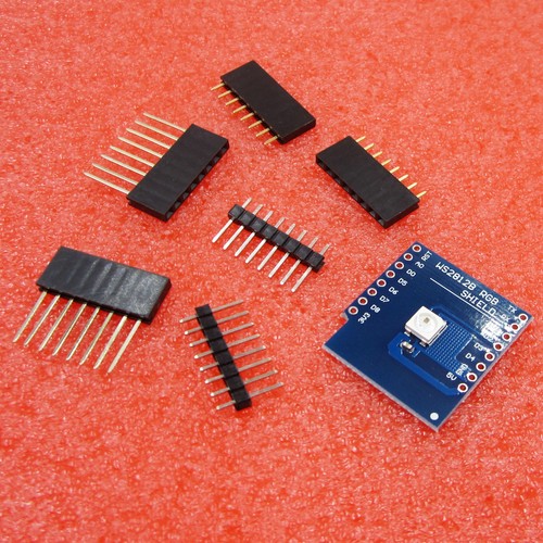 WS2812B RGB Shield for WeMos D1 mini ESP8266 Module Board A3GS | eBay