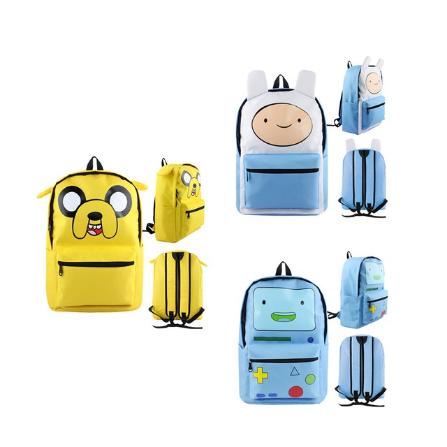 Adventure Time BMO Finn Games Shoulders Backpack Knapsack School Bag ...