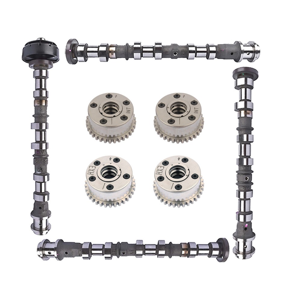 4x Camshaft & 4x Cam Phasers Kit Fits Chrysler Jeep Dodge Ram 3.6L ...