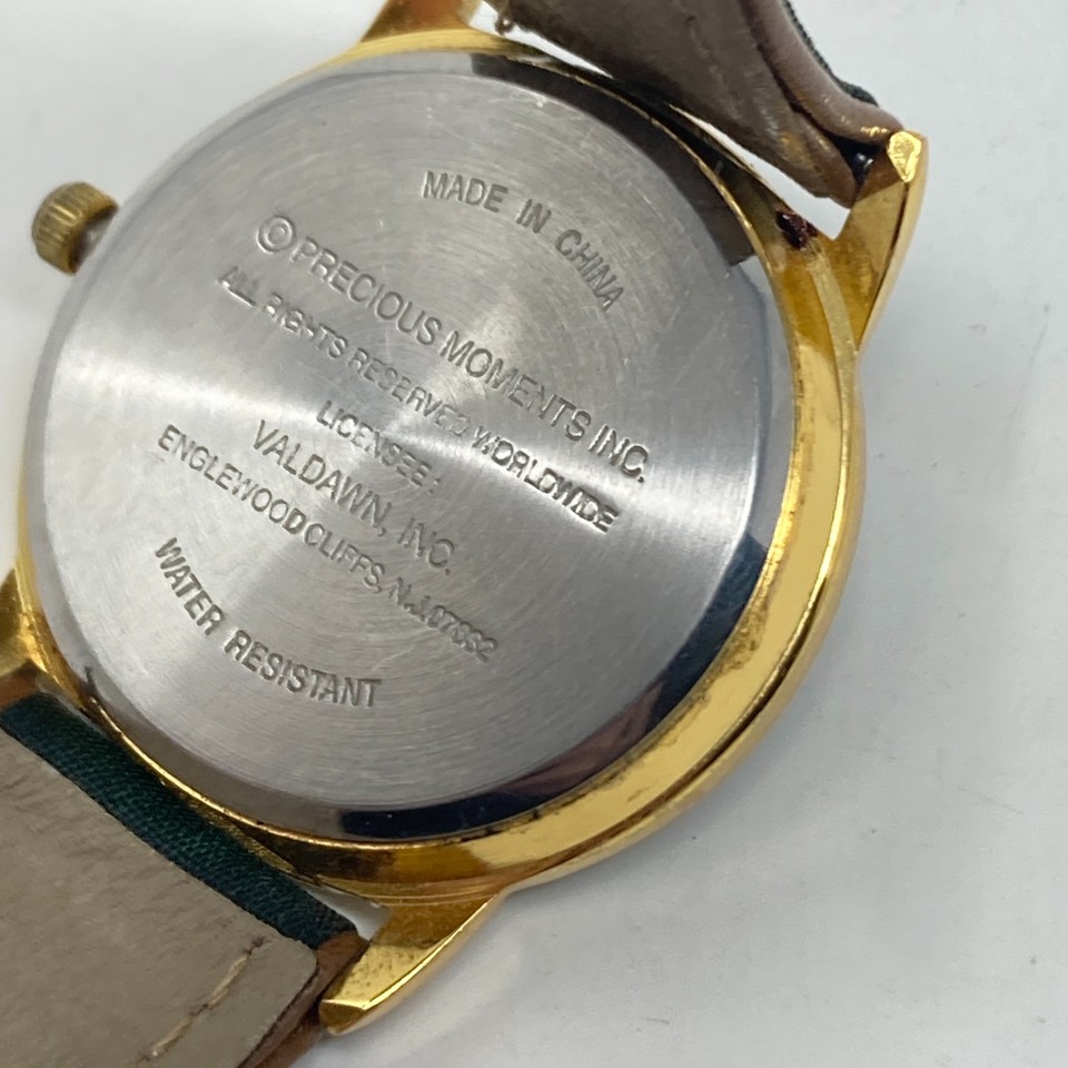 Valdawn Precious Moments Watch Women 33mm Golf Gold Tone New Battery 8. ...