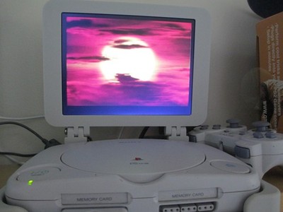 SONY PSONE - CHIPPED - CONSOLE & LCD SCREEN (Not USA - PAL Version) | eBay