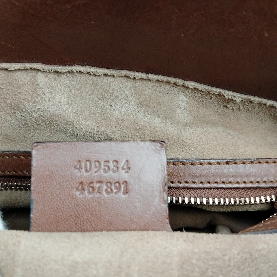 Gucci Hand Bag Brown PVC 458796 | eBay