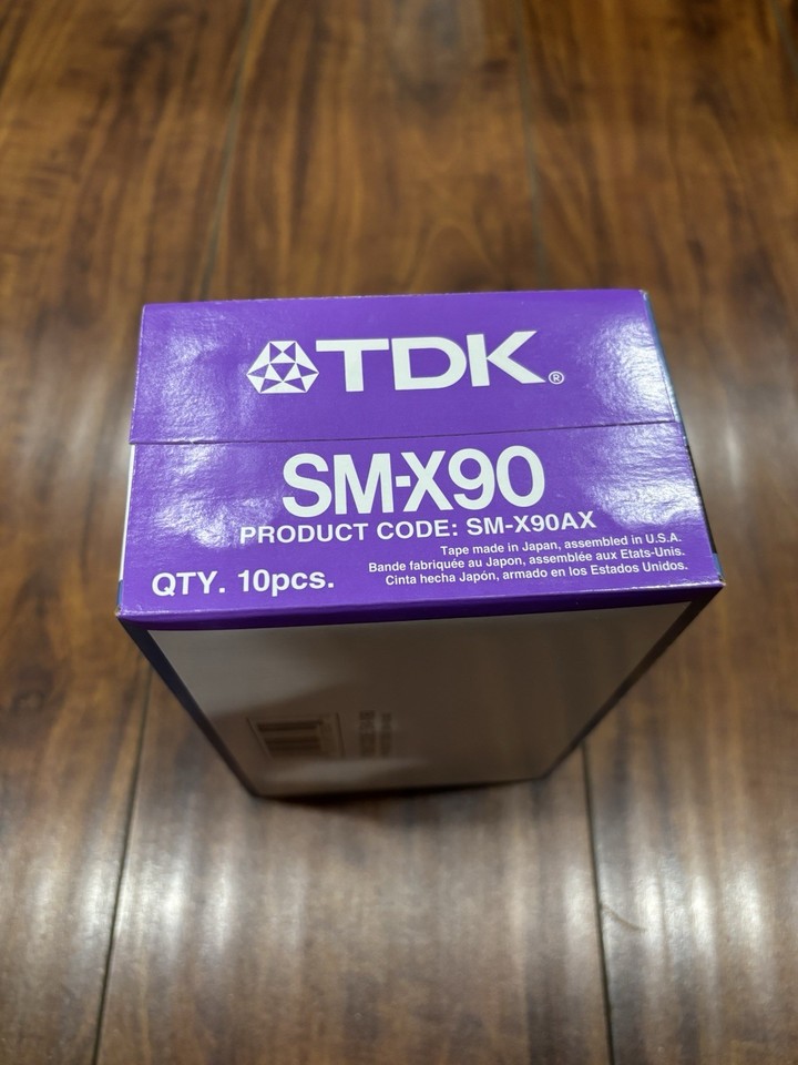 10 PCS TDK PRO Professional SM-X90 Type II High Bias Blank Cassette ...