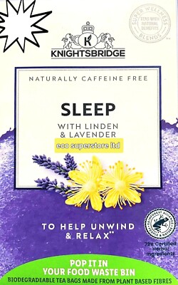 Knightsbridge Sleepwell Tea Camomile Infusion Linden Lavender (Loose ...