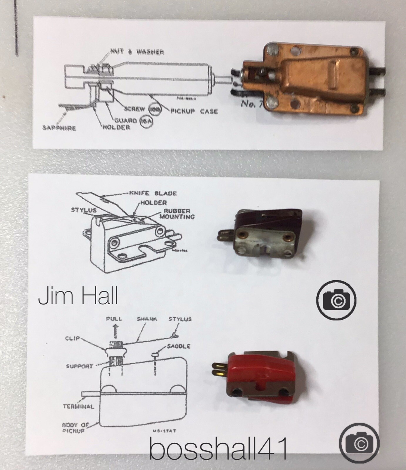RCA Victor 45 RPM Phono 2 Needle Flip Cartridge 45EY2 | eBay