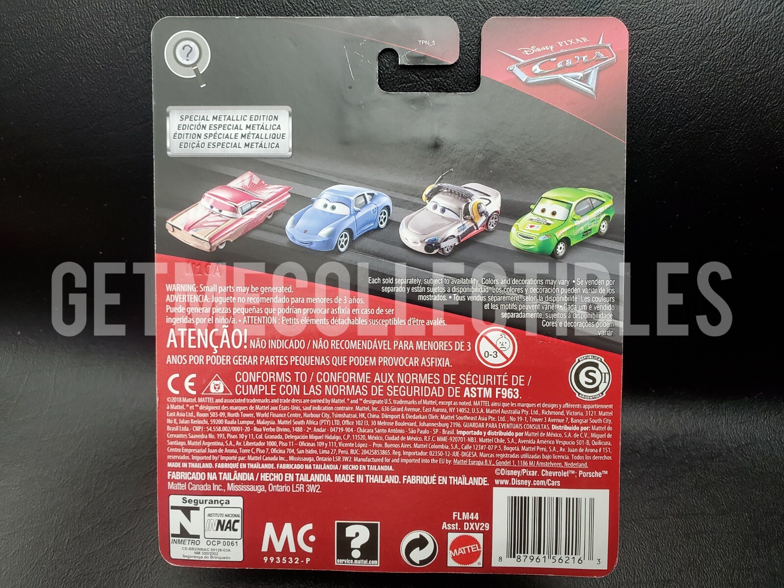 DISNEY PIXAR CARS METALLIC REX REVLER GASK-ITS SCAVENGER HUNT 2019 SAVE ...