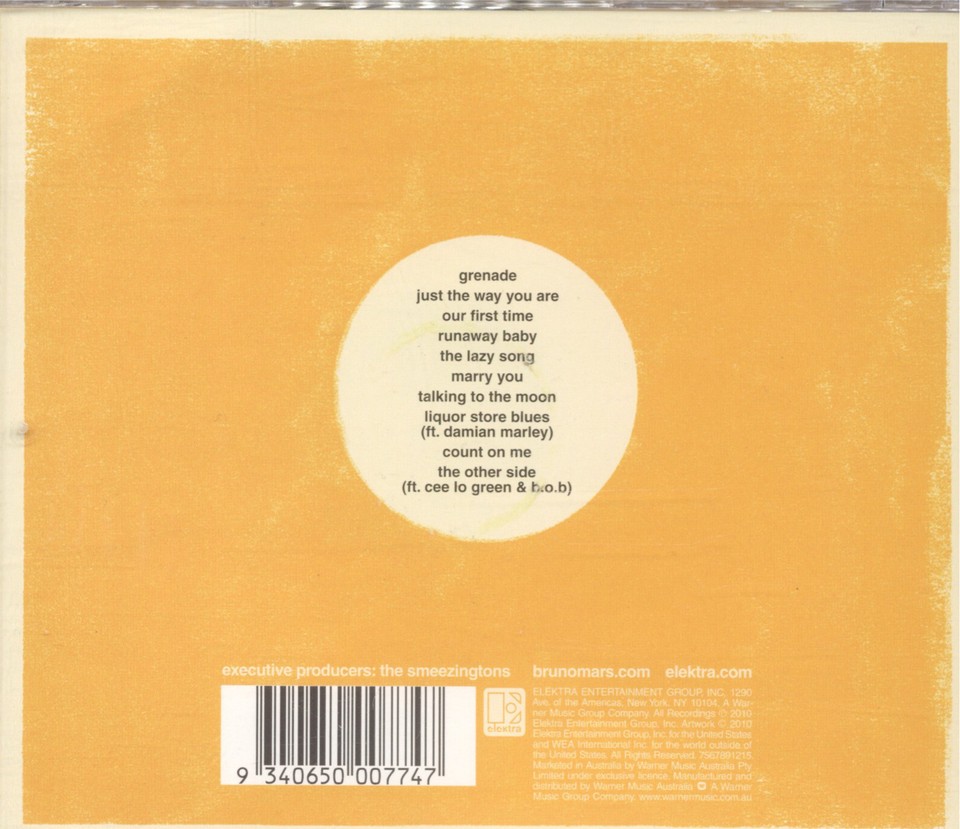 Bruno Mars - doo-woops & hooligans CD | eBay