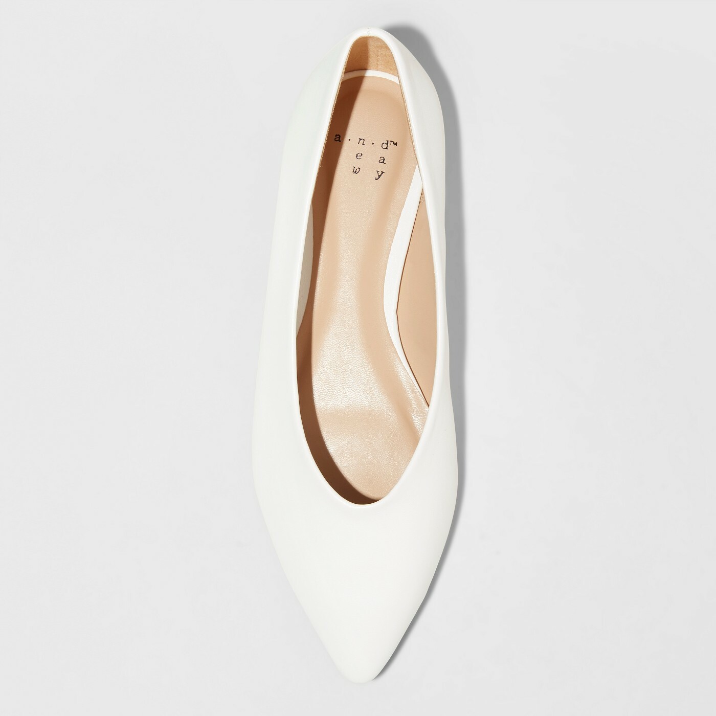 NEW Women's Camille High Vamp Pointed Toe Ballet Flats - A New Day ...