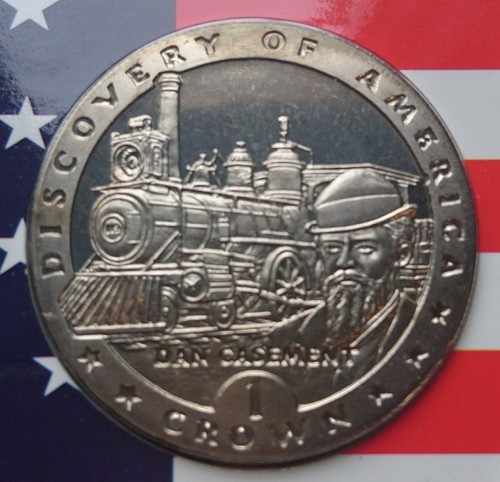 Stunning 1992 ISLE OF MAN IOM 4 x One 1 Crown Coin Pack Discovery of ...