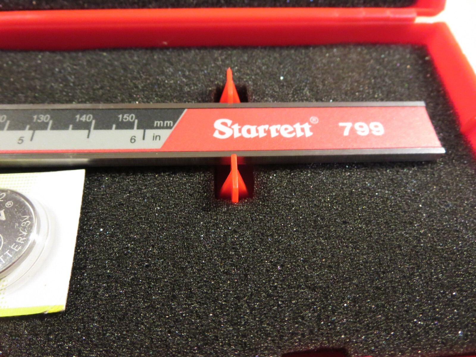 Starrett EC799A-6/150 LCD Electronic Caliper Measuring Tool - Black for ...