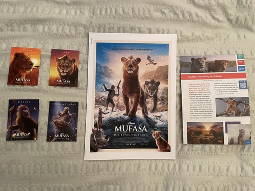 MUFASA: THE LION KING -2024- Disney movie press kit + clipping + promo ...