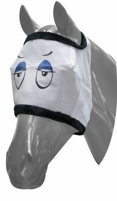 Showman Sleepy Eye Design Mesh Fly Mask w/ Fleece Trim | eBay