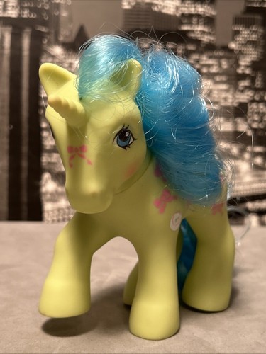 G1 My Little Pony BUTTONS 🎀 1988 Twice As Fancy Green Unicorn HTF ...