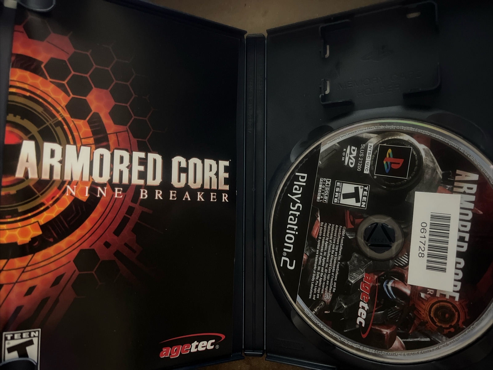 Armored Core: Nine-Breaker (PlayStation 2, 2005) PS2 Complete CIB W ...