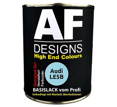 1L Autolack für Audi LE5B Lago Blue / Blau Autolack Spritzfertig | eBay.de