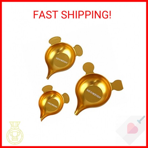 NEOWEIGH Powder Pans for Reloading, Scale Pan, Narrow Spout, Aluminum ...