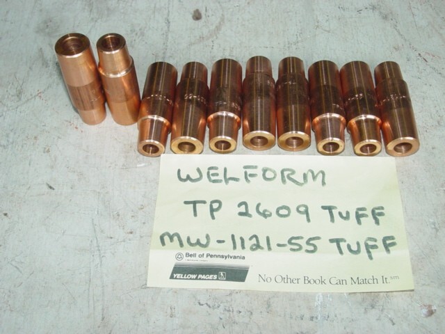 TP-2609 Straight Shank Welding Electrode, MW-1121-55-TUFF, Welform, Tuffaloy | eBay