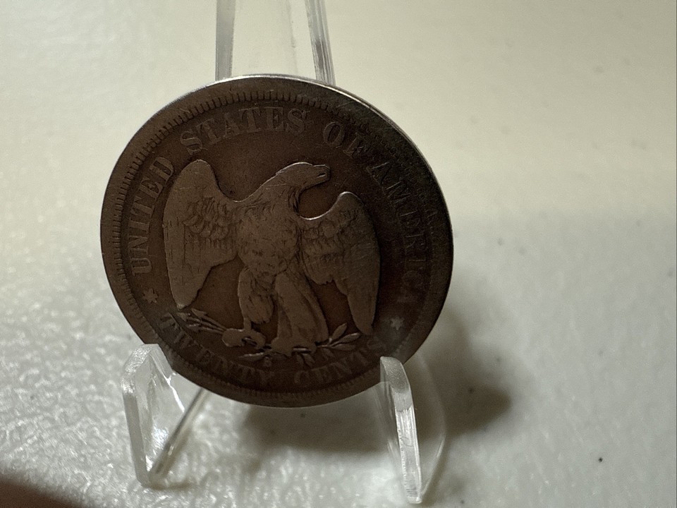 1875-S Twenty Cents Piece In VG Condition Circulated Ungraded | eBay