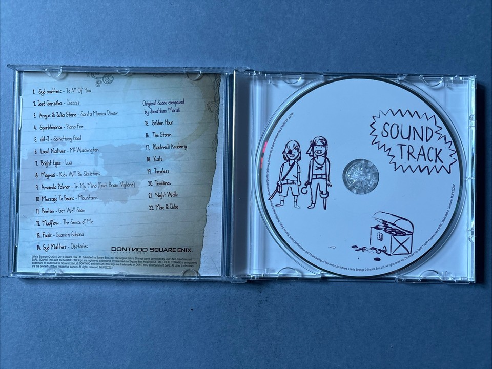 Life Is Strange 2015 & Before The Storm Limited Edition Soundtrack CD ...