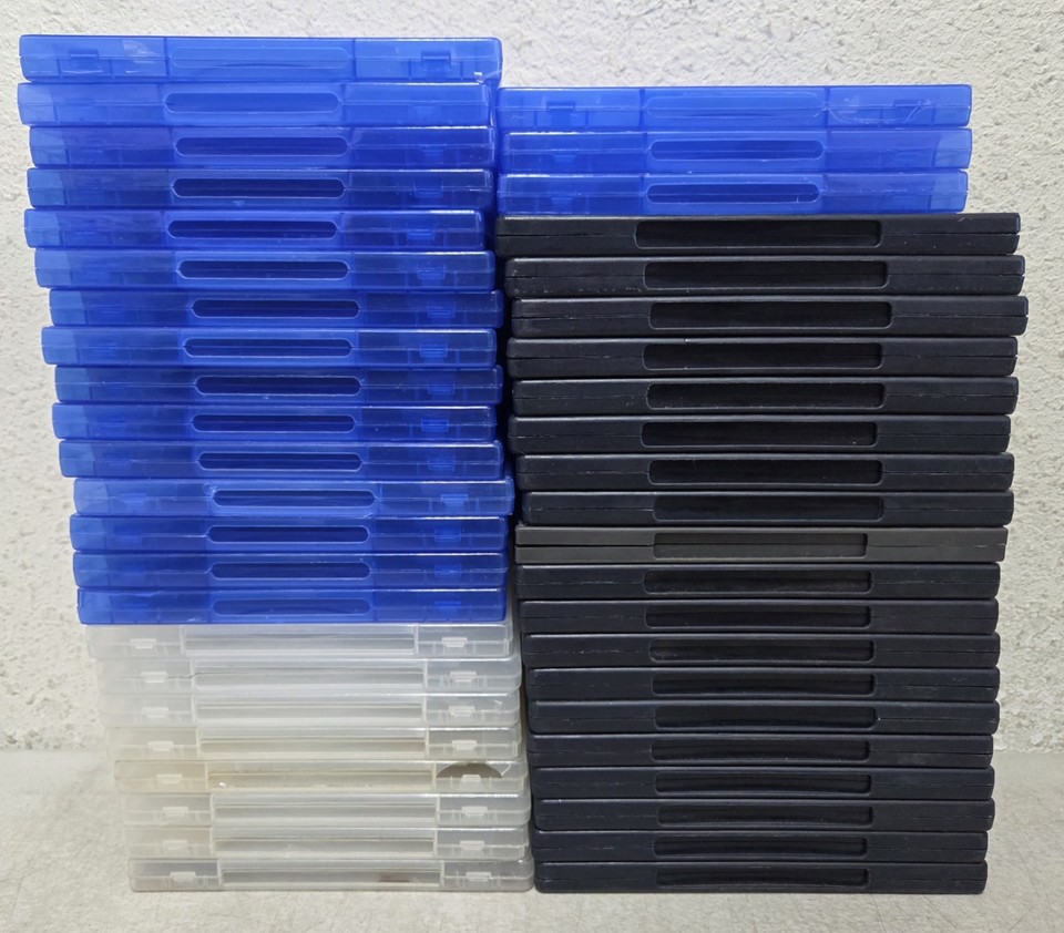 PlayStation 2 3 4 Empty Cases Only Lot Of 45 NO GAMES Replacement 1 ...