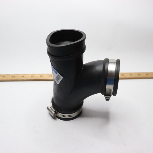 Fernco Flexible Qwik Tee Elastomeric PVC Black 2" PQT-200 - Incomplete | eBay