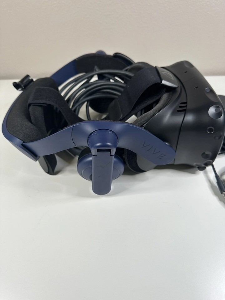 HTC Vive Pro 2 VR Headset + Link Box + Cables - Tested Working ...