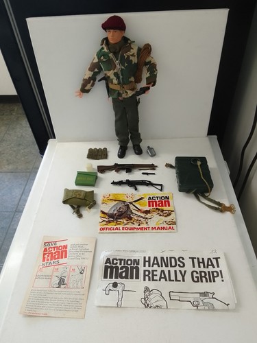 Vintage Action Man Parachute Regiment Figure 1970/83 Palitoy | eBay UK