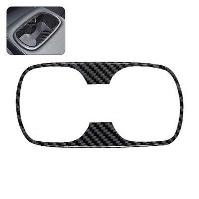 Carbon Fiber Rear Cup Holder Panel Trim Sticker For Toyota Corolla 2019 ...