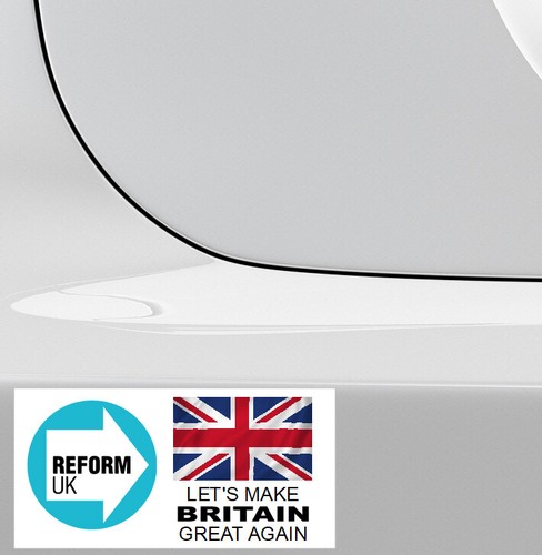 Reform UK Let's Make Britain Great Again sticker weatherproof self ...