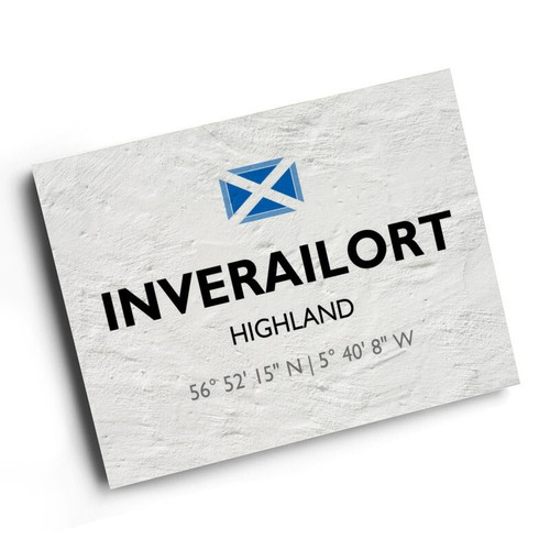 A3 PRINT - Inverailort, Highland, Scotland - Lat/Long NM7681 | eBay
