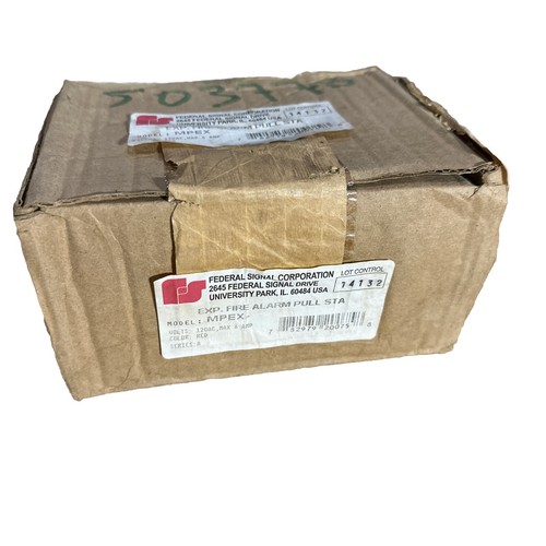 Federal Signal MPEX Explosion-Proof Fire Alarm Pull Station Potter ...