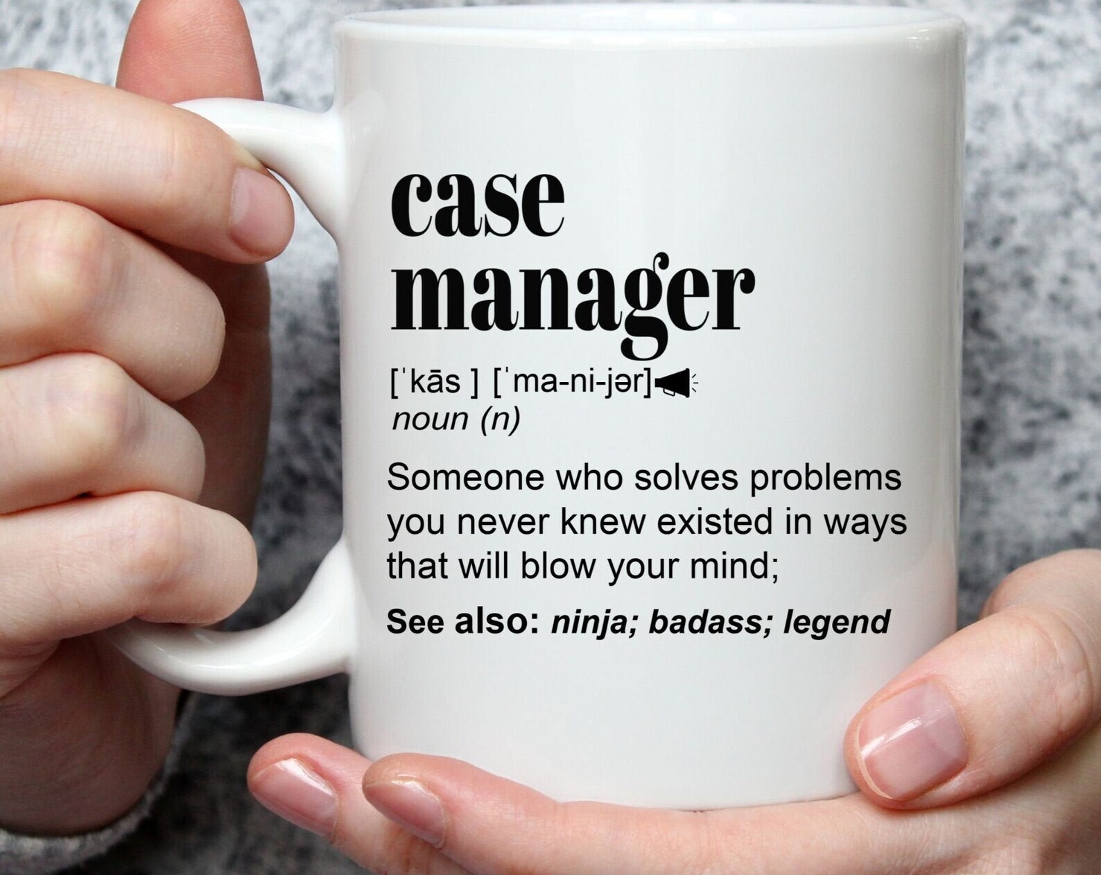 Funny Case Manager Gift Mug For Women And Men For Birthday Appreciation ...