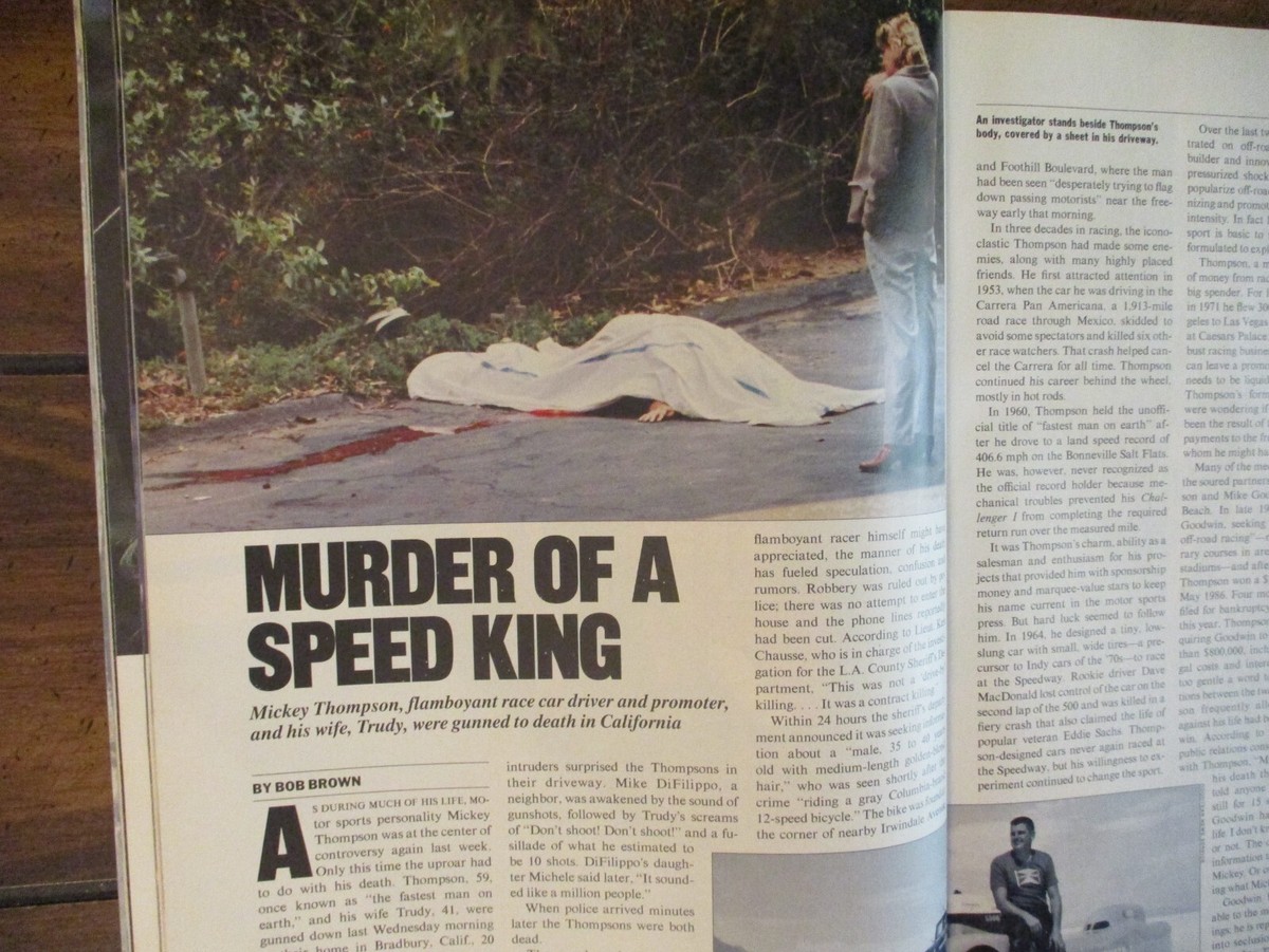 Mickey Thompson Death